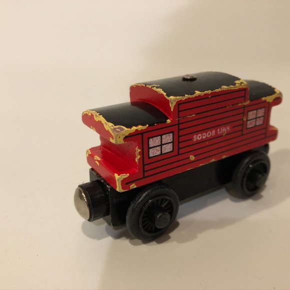Toys | Thomas Friends Wooden Railway Sodor Line Caboose | Poshmark